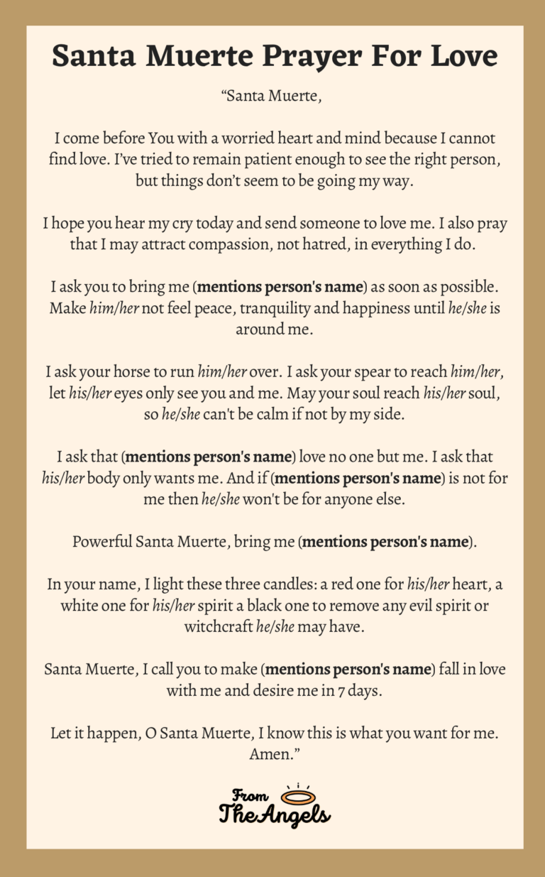 4 Santa Muerte Prayers For Love, Forgiveness, And Guidance