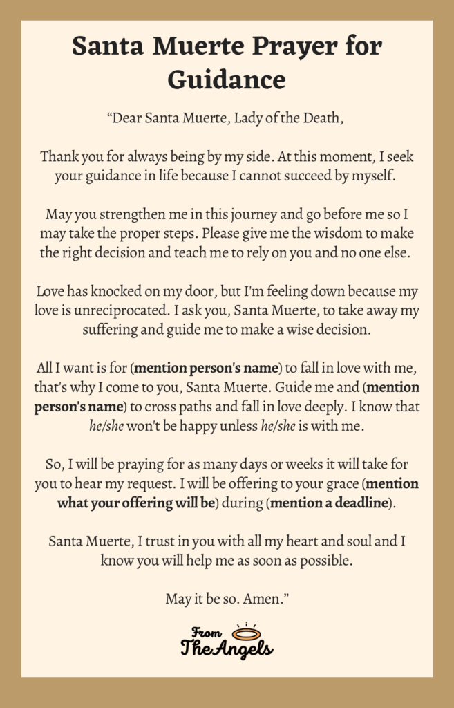 4 Santa Muerte Prayers For Love, Forgiveness, And Guidance