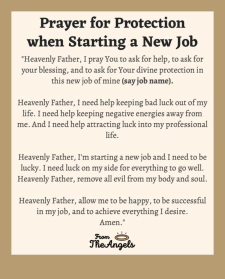 7 Prayers when Starting a New Job & First day of Work