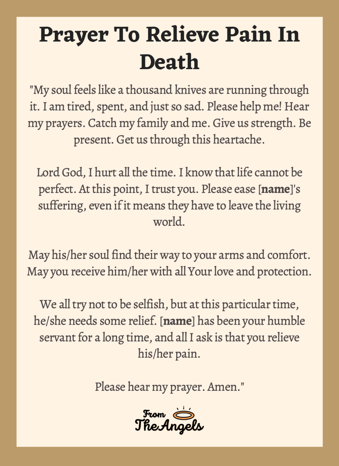 11 Short Prayers For A Peaceful Death: Guide Path To Heaven