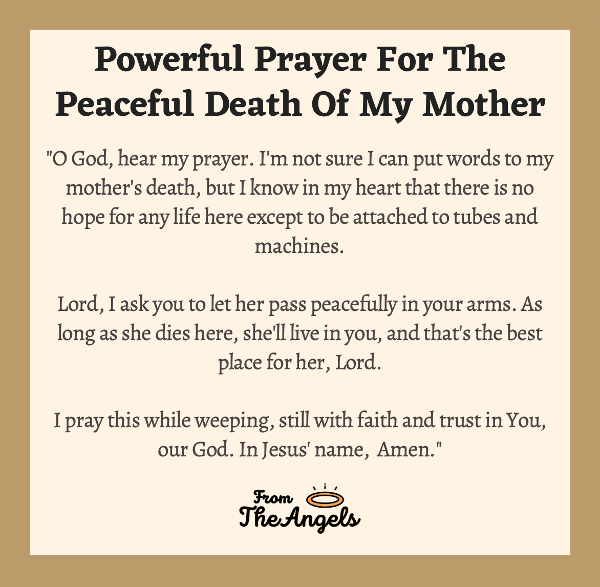 11 Short Prayers For A Peaceful Death: Guide Path To Heaven