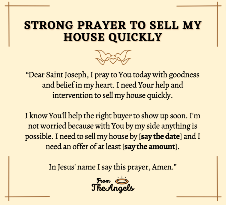 9 Miracle Prayers For St. Joseph To Sell A House Urgent (+Buying)
