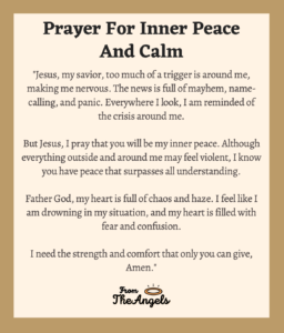 9 Strong Prayers For Inner Peace And Calm: Help From God