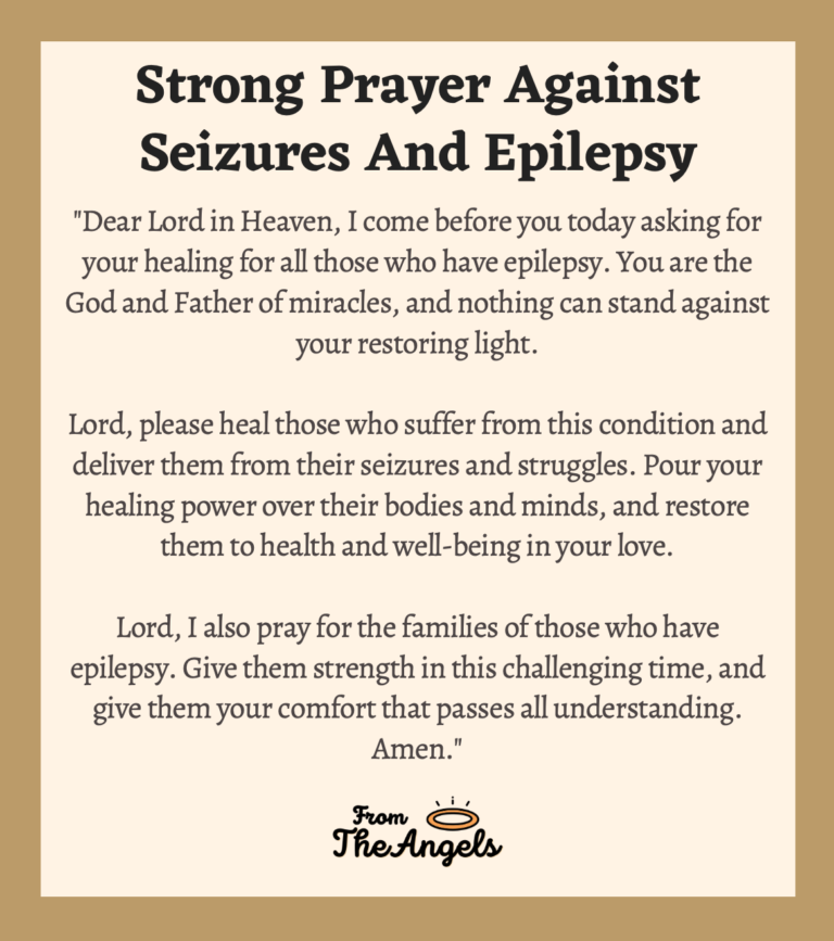 9 Prayers To God For Epilepsy and Seizures: Stop and Heal