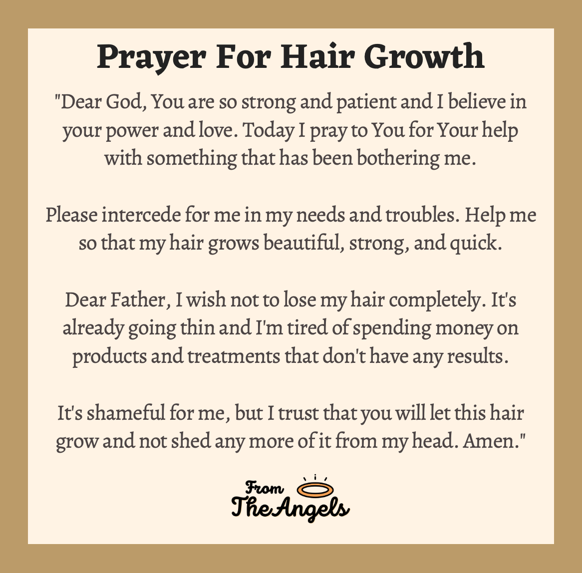 5 Prayers for Hair Growth and Loss: Grow Quickly and Strong
