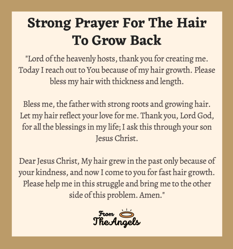 5 Prayers for Hair Growth and Loss: Grow Quickly and Strong