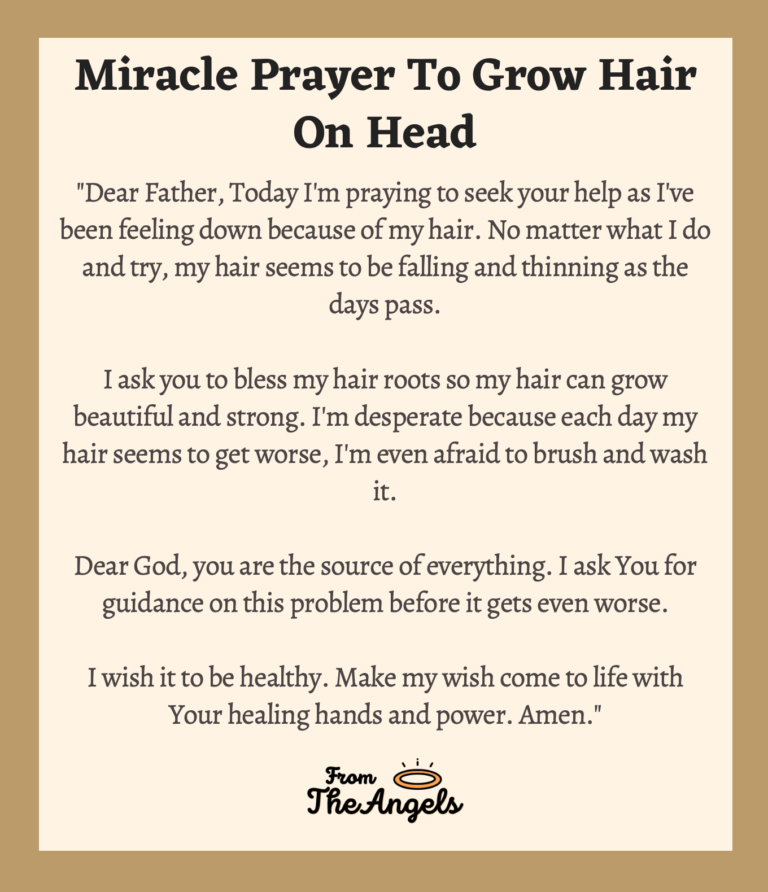 5 Prayers for Hair Growth and Loss: Grow Quickly and Strong