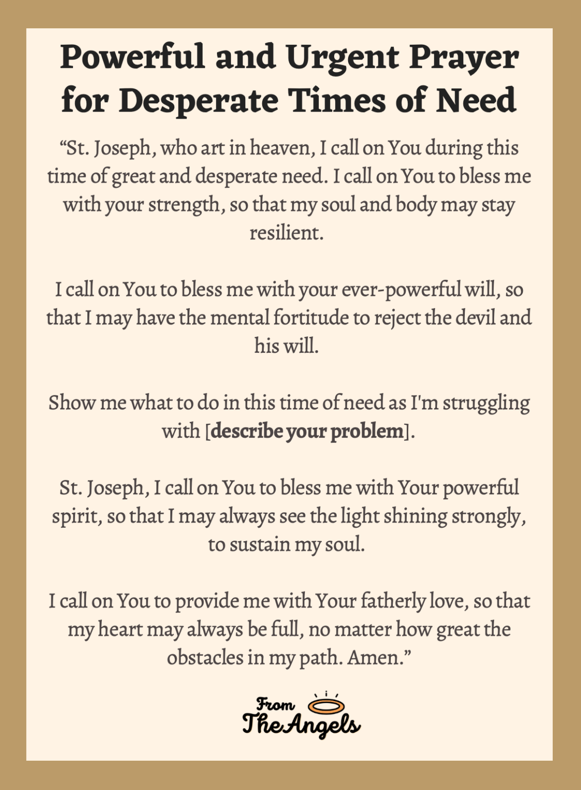 7 Powerful Prayers to St. Joseph for a Difficult Problem: Solve Now