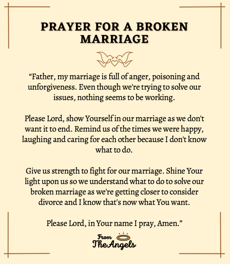 10 Prayers For A Broken Marriage: Restore Love And Trust