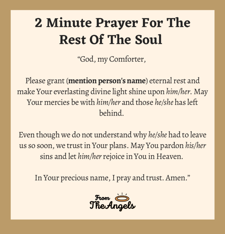 7 Short Prayers For The Soul To Rest In Peace: Go To Heaven