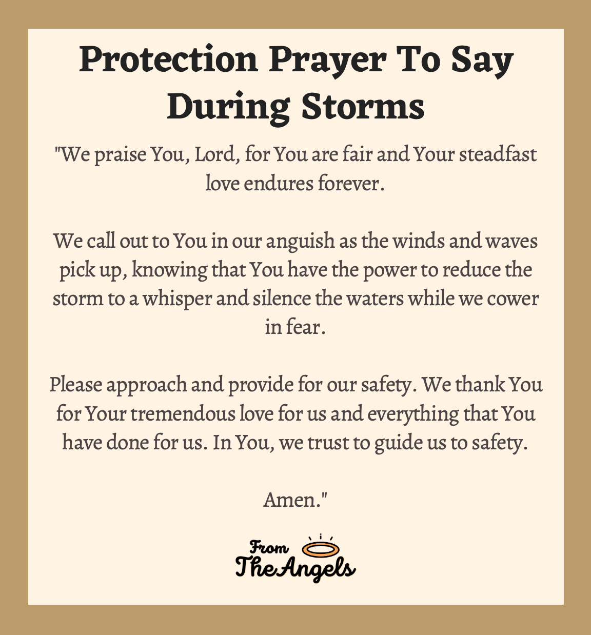 7 Prayers For Protection Against Storms, Floods, And Hurricanes
