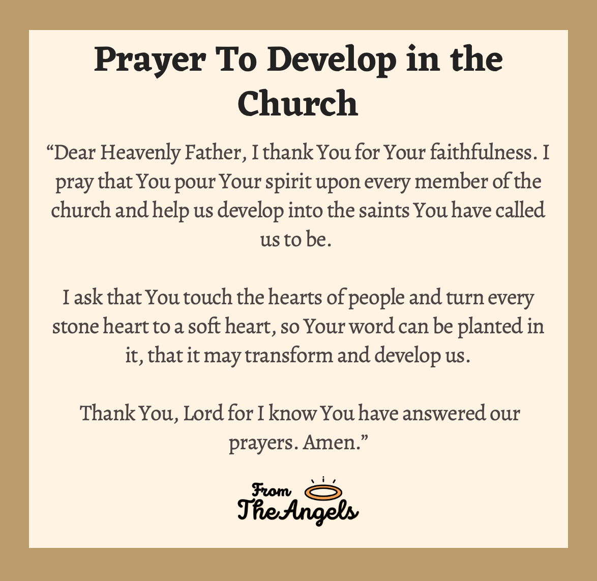 7 Prayers for Growth in the Church: Spiritual Development