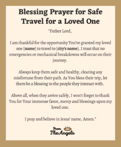 7 Prayers for Safe Traveling Grace: Friends, Family & Loved Ones