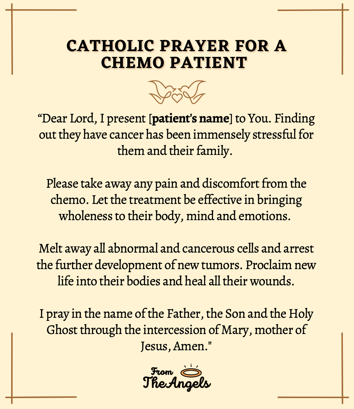 10 Miracle Prayers for Cancer Patients and Families